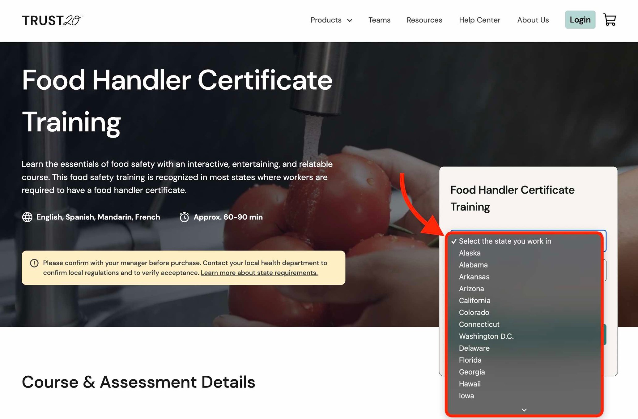 How do I purchase a course from Trust20?